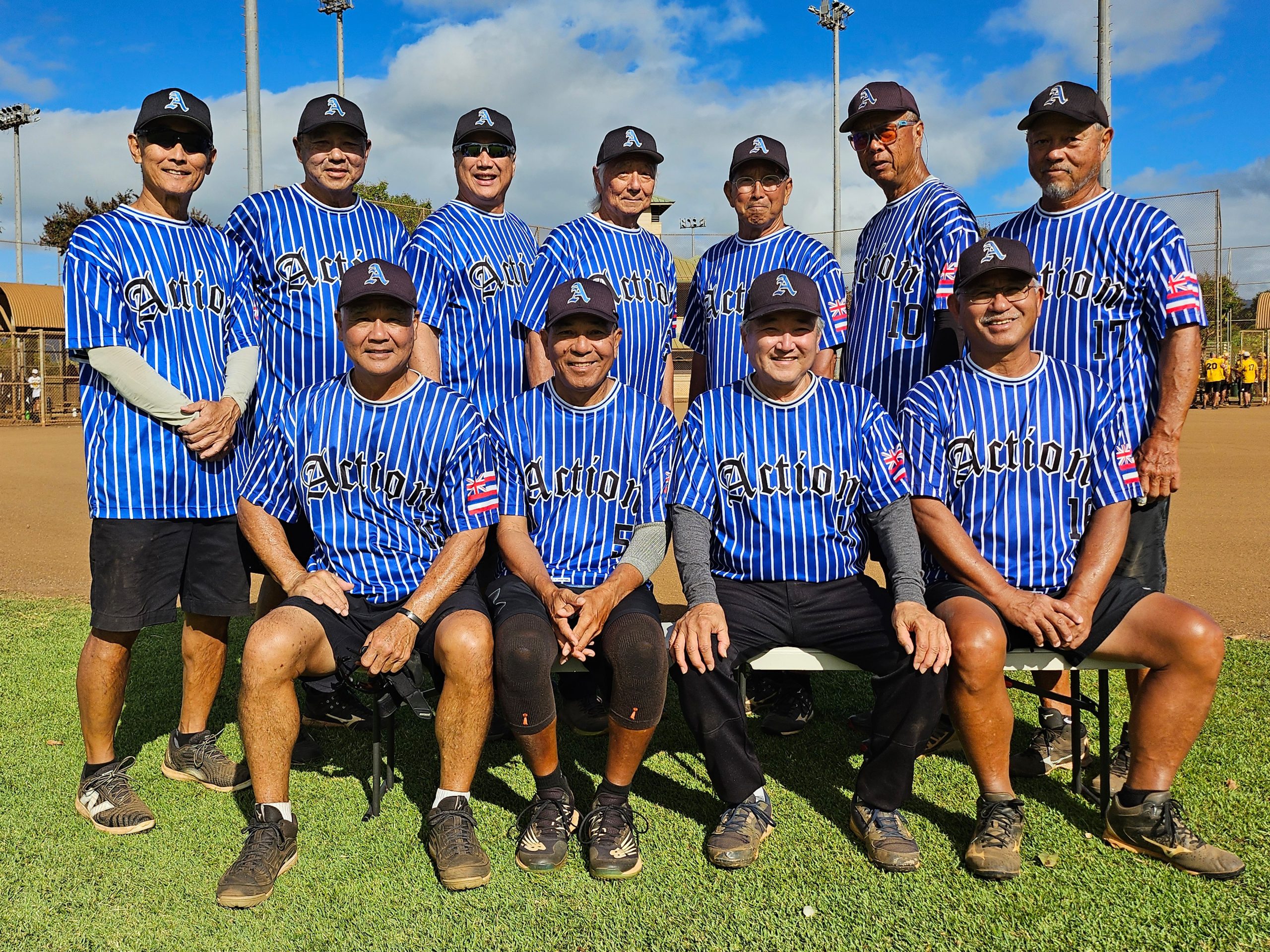 Action – Oahu Senior Softball